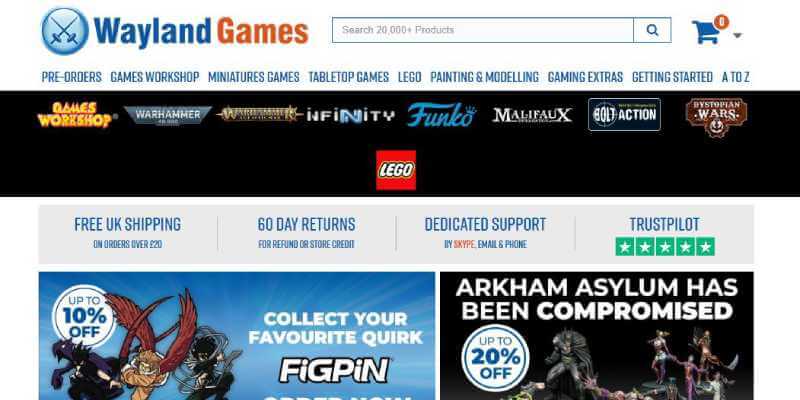 Wayland Games - A 2025 Online Shop Review