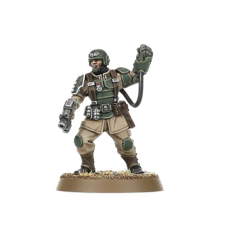 Cadian Command Squad - W40K Miniature