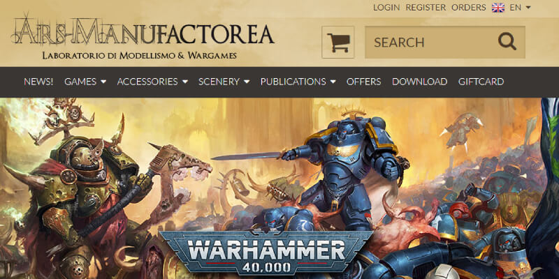 Compare Warhammer 40K Online Shops - Adeptus Ars