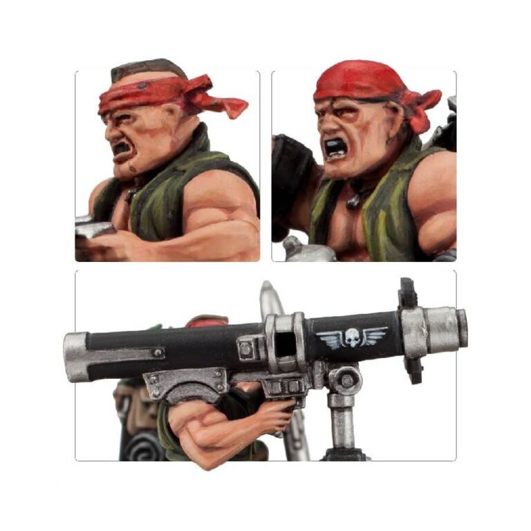 Catachan Heavy Weapon Squad - W40K Miniature