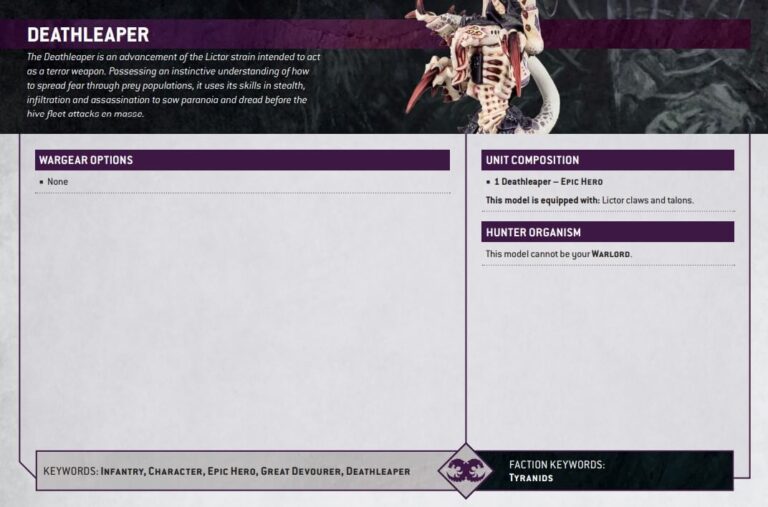 Warhammer 40K Deathleaper