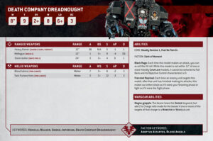 Warhammer 40K Death Company Dreadnought