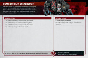 Warhammer 40K Death Company Dreadnought