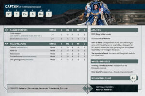 Warhammer 40K Deathwatch Terminator Captain