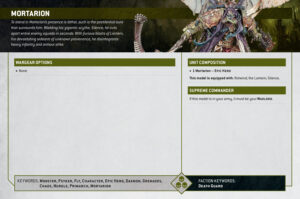 Warhammer 40K Mortarion, Daemon Primarch of Nurgle