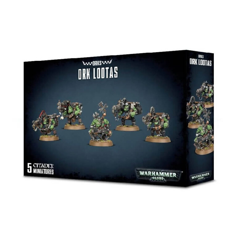 W40K Ork Burna Boyz Miniature Model
