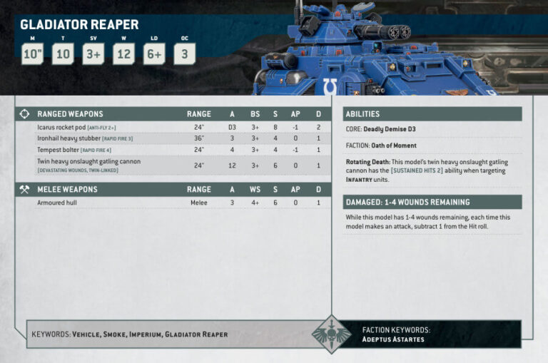 Warhammer 40K Gladiator Reaper