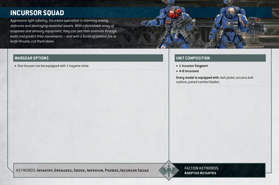 Kill Team: Phobos Strike Team - Where to Buy, Size and Datasheets!