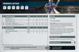 Warhammer 40K Primaris Captain