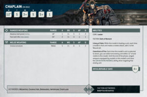 Warhammer 40K Primaris Chaplain on Bike