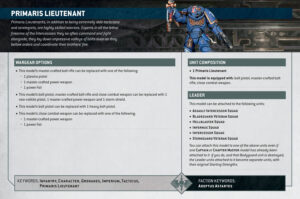 Lieutenant Titus Miniature Model for W40k Games