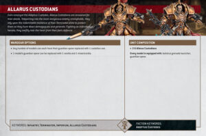 Adeptus Custodes – Watchers of The Gate W40k Box Set - Features, Models ...