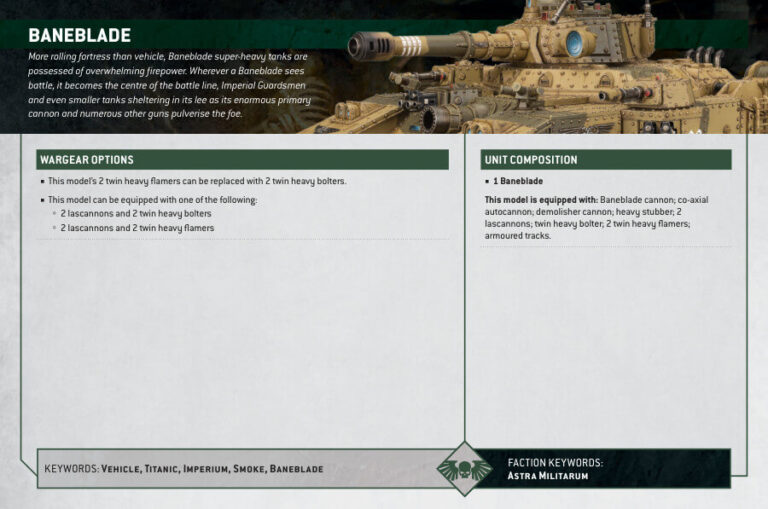 Warhammer 40K Baneblade