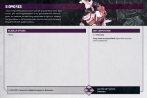 Warhammer 40K Biovore
