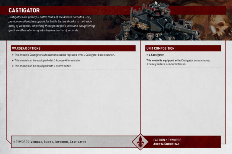 Warhammer 40K Castigator