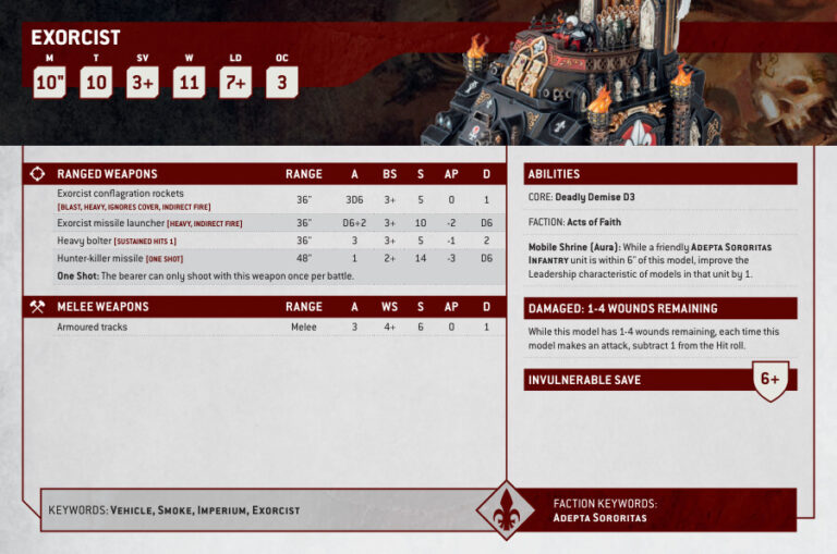 Warhammer 40K Exorcist