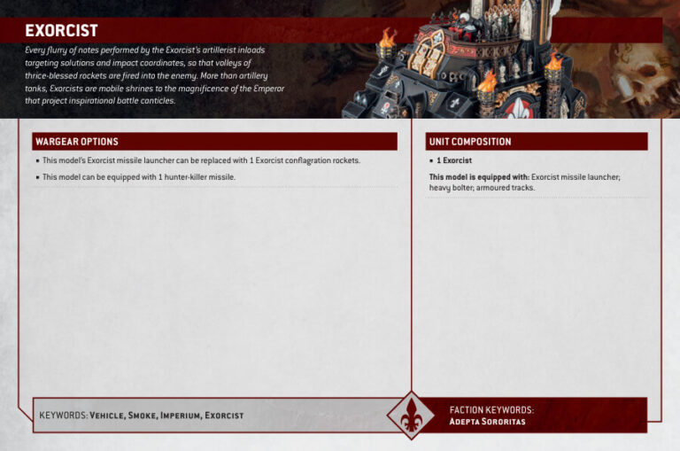 Warhammer 40K Exorcist