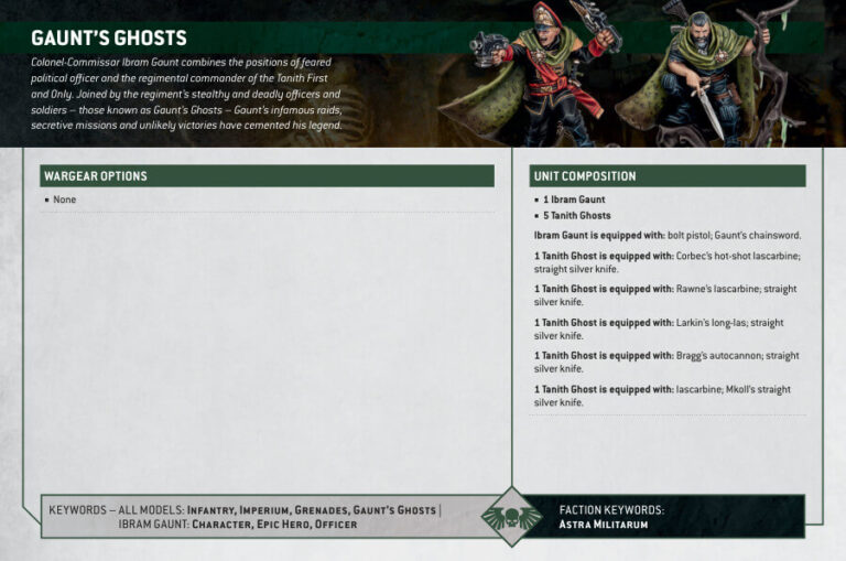 Warhammer 40K Gaunt's Ghosts