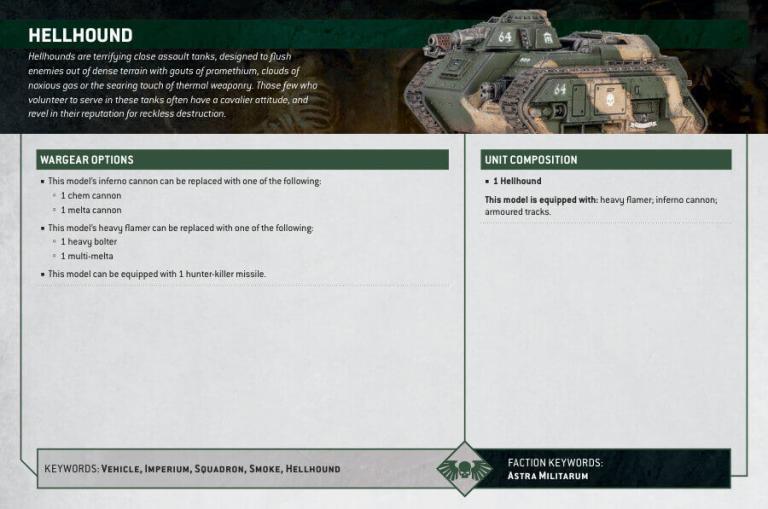 Warhammer 40K Hellhound