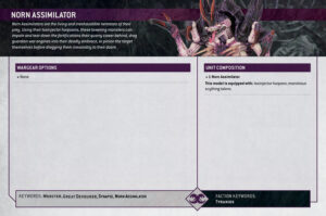 Warhammer 40K Norn Assimilator