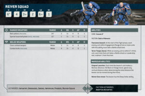 Warhammer 40K Primaris Reivers