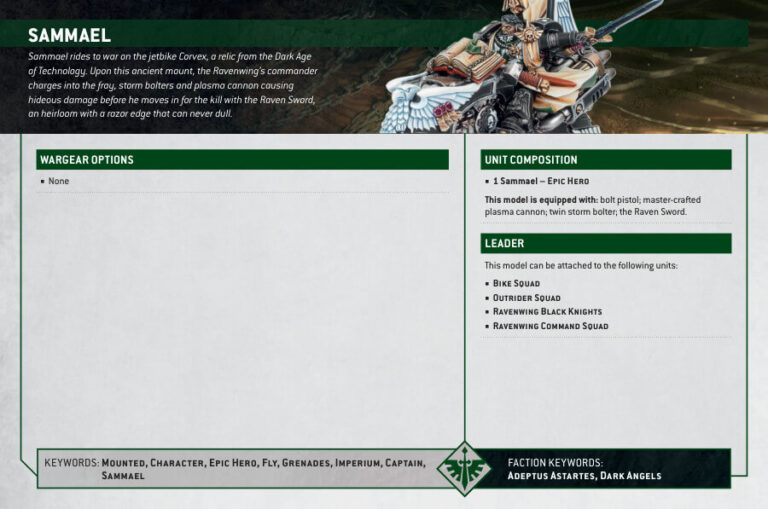 Warhammer 40K Sammael