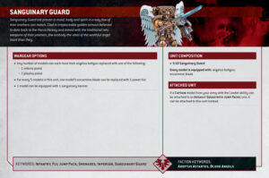 Warhammer 40K Sanguinary Guard