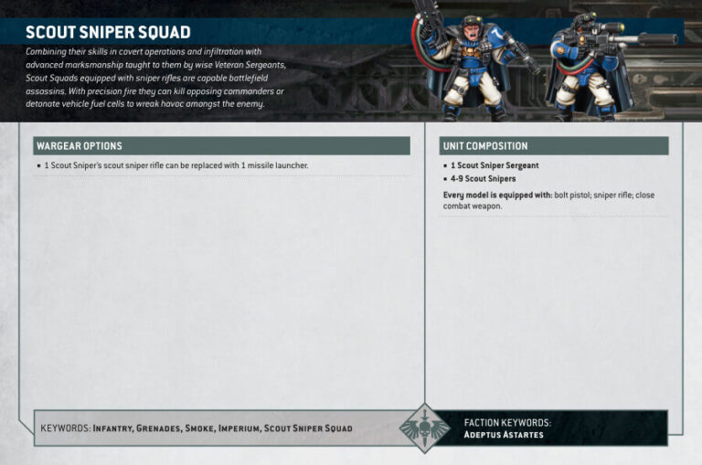 Warhammer 40K Scouts