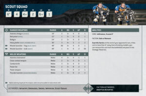 Warhammer 40K Scouts