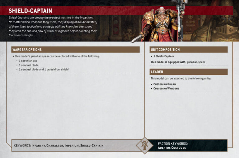 Warhammer 40K Shield-Captain
