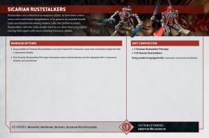 Warhammer 40K Sicarian Ruststalkers