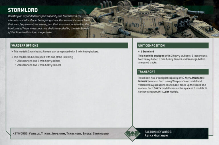 Warhammer 40K Stormlord