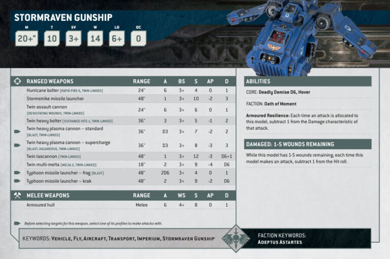 Warhammer 40K Stormraven Gunship