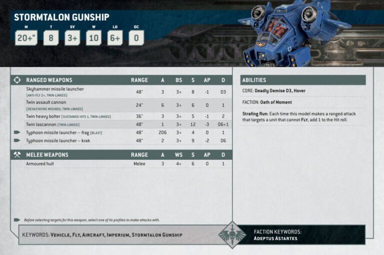 Warhammer 40K Stormtalon Gunship