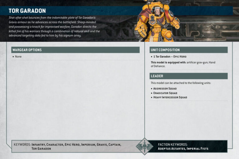 Warhammer 40K Tor Garadon
