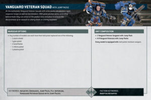 Warhammer 40K Vanguard Veteran Squad
