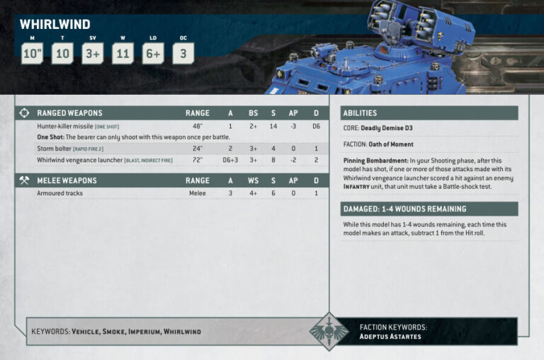 Warhammer 40K Whirlwind