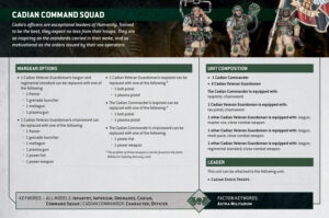 Cadian Command Squad W40K Box Set - Features, Models, and Offers!