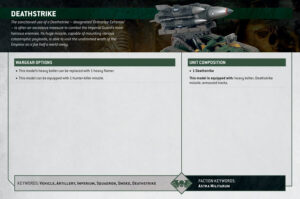 Warhammer 40K Deathstrike