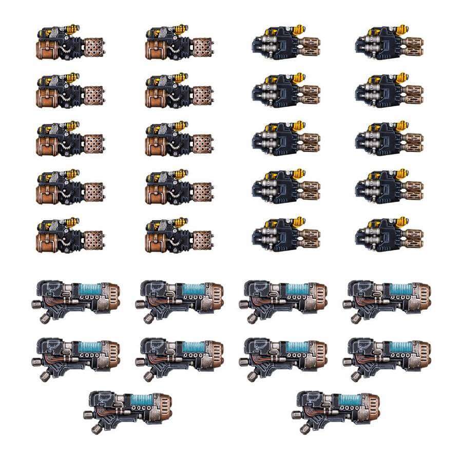 Warhammer 40K Heavy Weapons Upgrade Set – Heavy Flamers, Multi-meltas ...