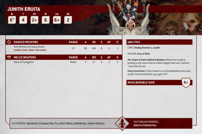 Warhammer 40K Junith Eruita