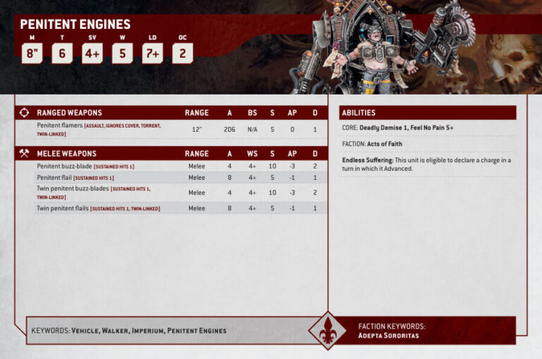 Warhammer 40K Penitent Engines