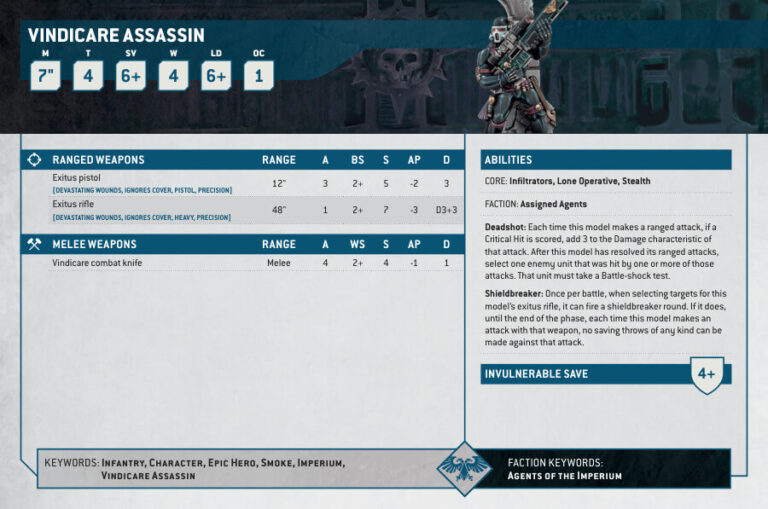 Warhammer 40K Vindicare Assassin