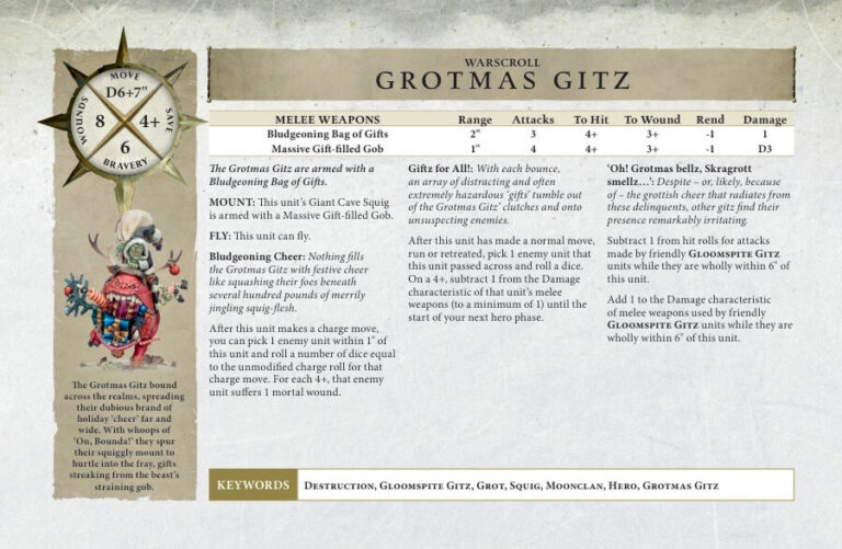 Warhammer 40K Da Grotmas Gitz
