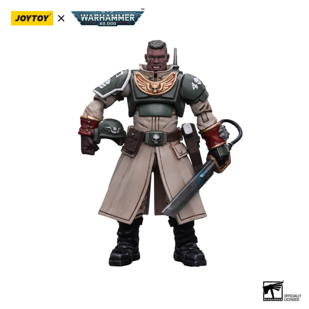 Astra Militarum Cadian Command Squad Commander with Power Sword