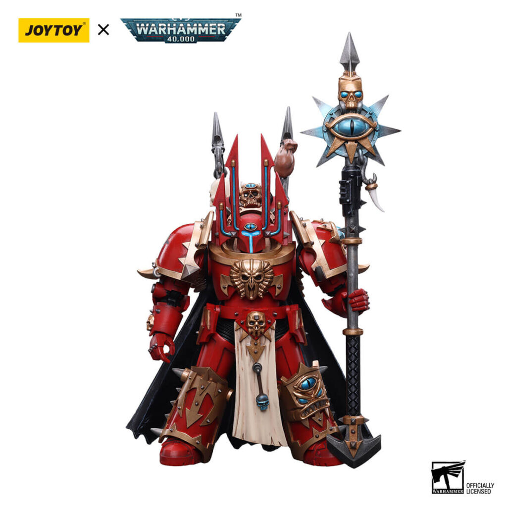 Chaos Space Marines Crimson Slaughter Sorcerer Lord in Terminator Armour
