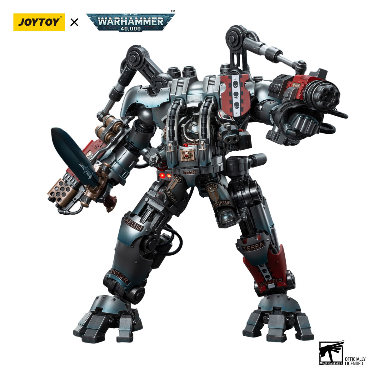 Grey Knights Nemesis Dreadknight with Terminator Caddon Vibova
