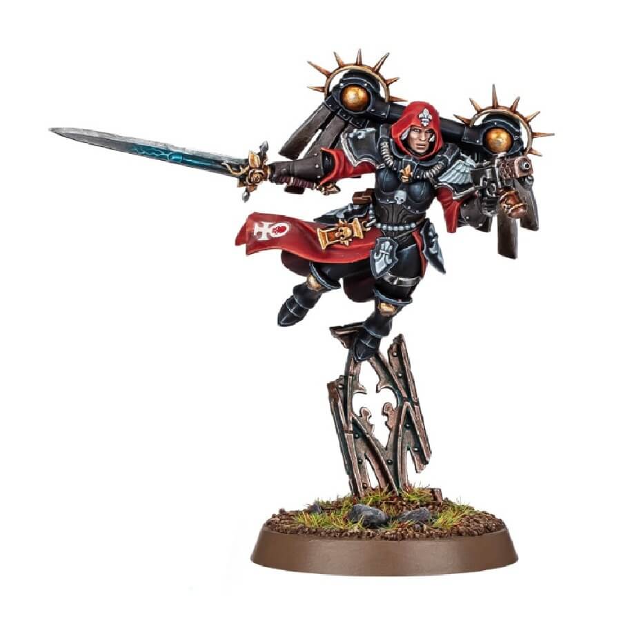 Canoness with Jump Pack, a multipart W40K Adepta Sororitas model ...