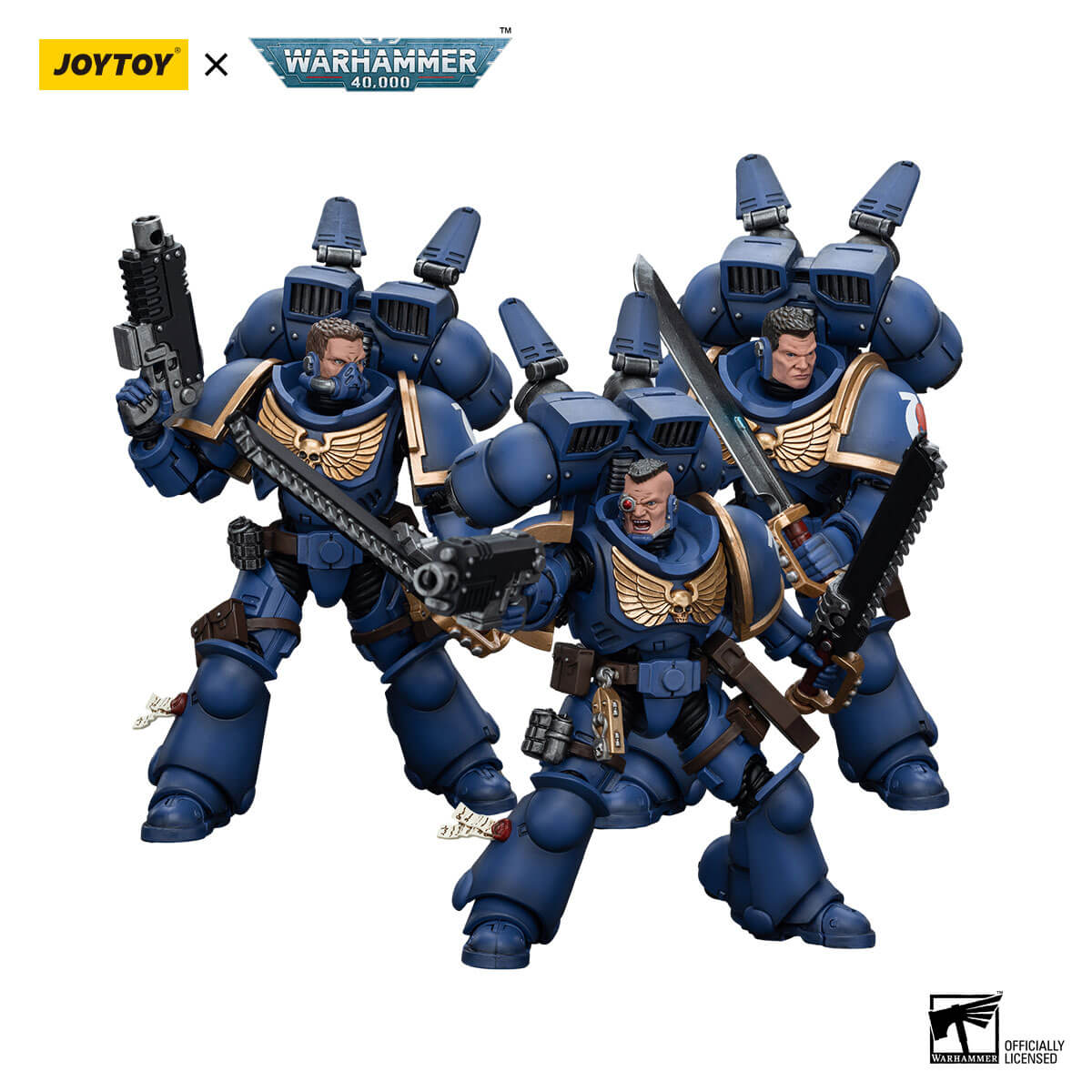 Ultramarines Jump Pack Intercessors Squad - Set Of 3