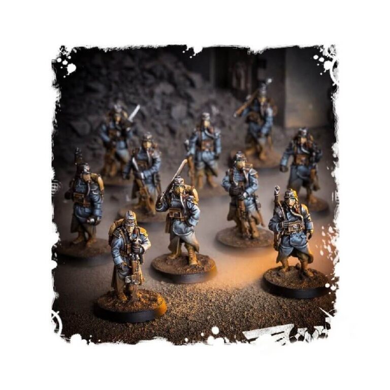 W40K Death Korps of Krieg Infantry Squad at Ease Forge World Box Set ...